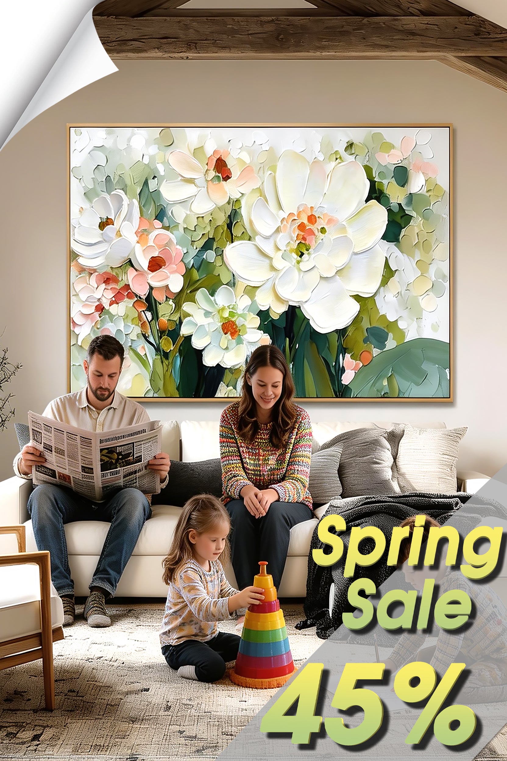 Hand-Painted Textured Wall Art | 3D Abstract Oil Paintings – Artexture