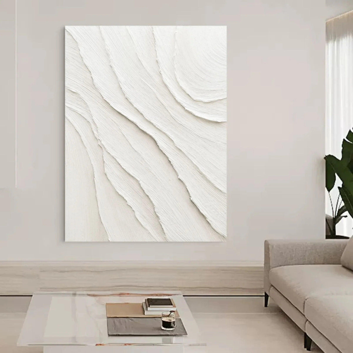 Textured Desert Sand Dunes Canvas Art for Modern Interiors